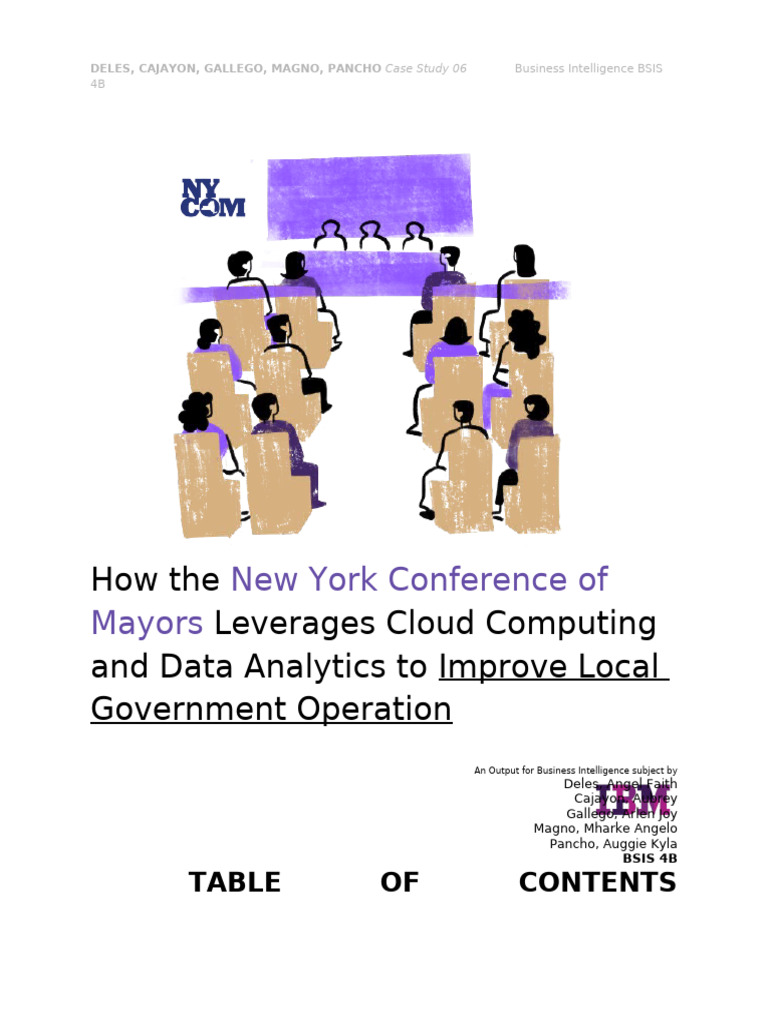FINAL-NYCOM-Case-Study | PDF | Cloud Computing | Business Intelligence