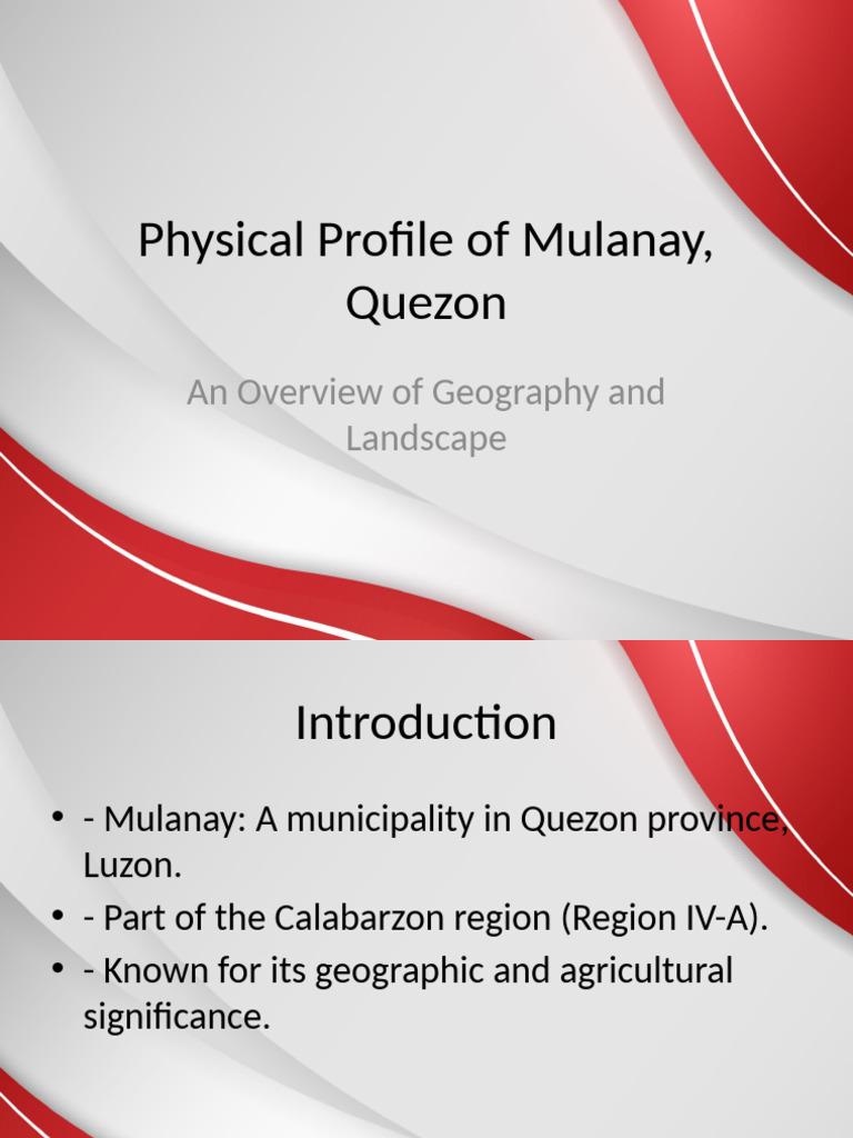 Mulanay, Quezon: Geography & Demographics | PDF