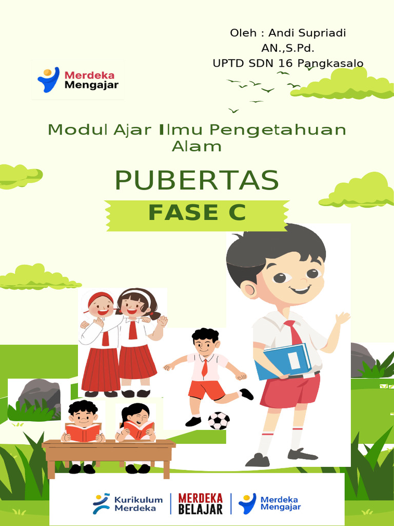 Modul Ajar Ilmu Pengetahuan Alam Dan Sosial (IPAS) - PUBERTAS - Fase C | PDF