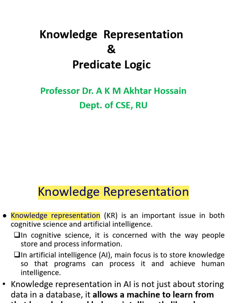 Chapter-3_2023 KR _ PL (12 Files Merged) | PDF | Knowledge Representation And Reasoning ...