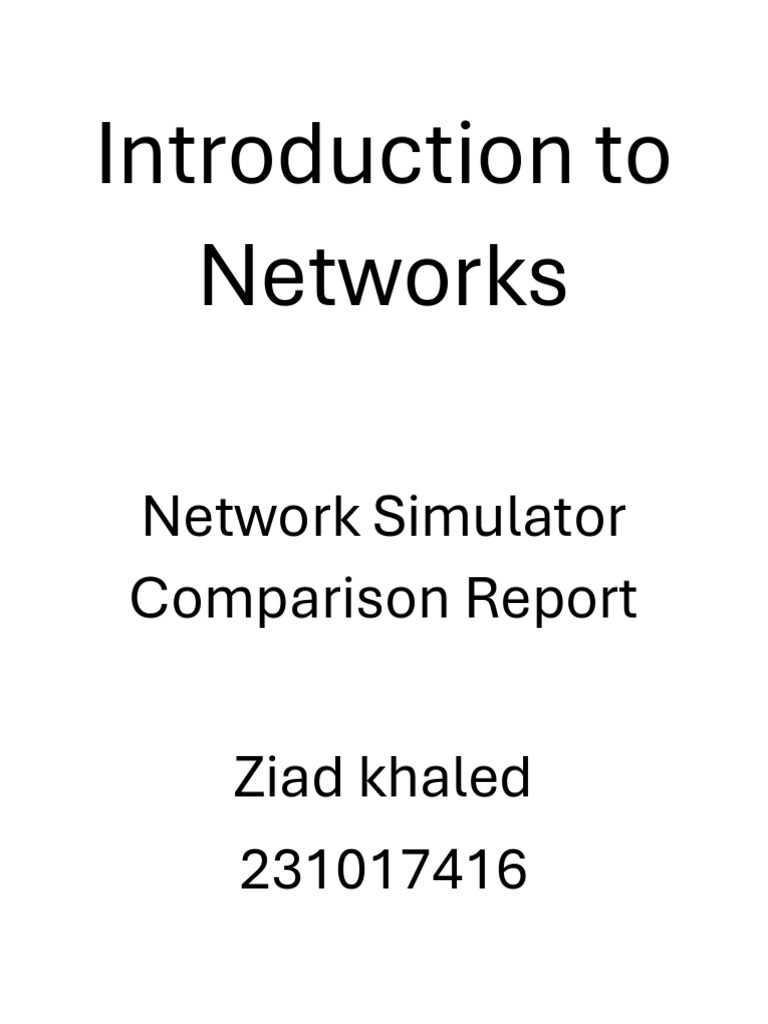 Introduction To Networks | PDF | Graphical User Interfaces | Computer Network