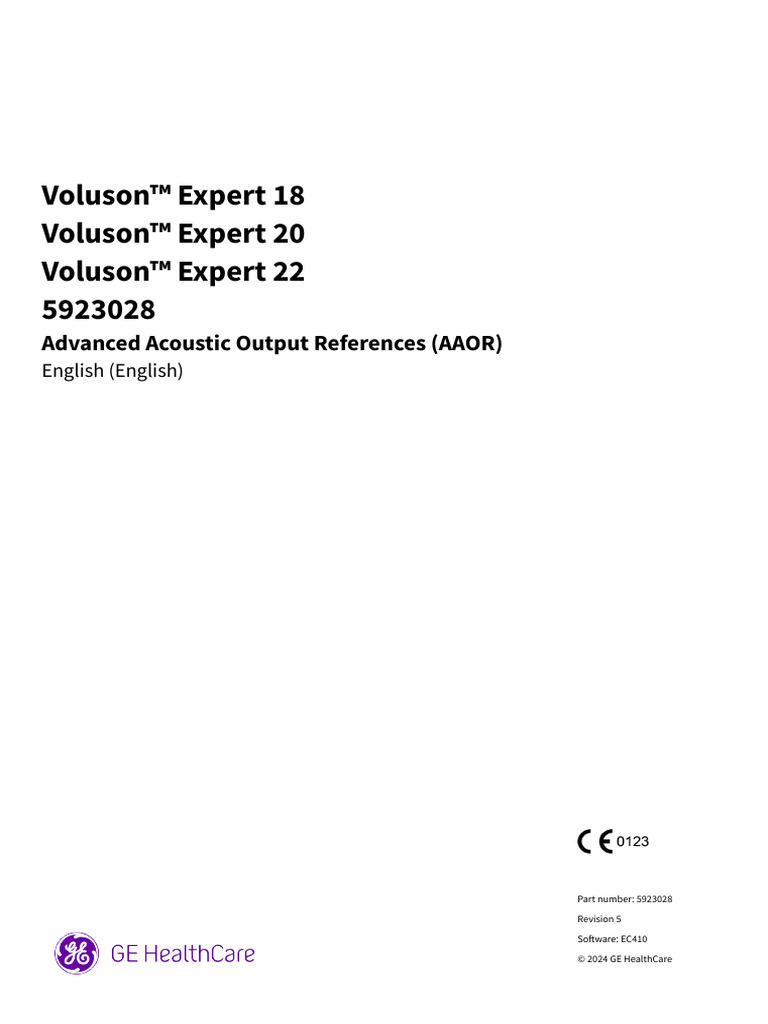 Advanced Acoustic Output References BT24 (SW EC410) - English - UM ...