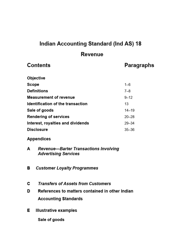 Ind_AS18 | PDF | Revenue | Fair Value