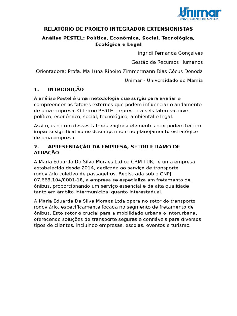 Trabalho Projeto Integrador | PDF | Economia | Despesa