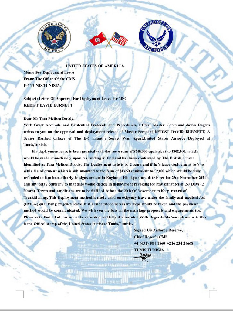 Kedist Deployment Letter | PDF