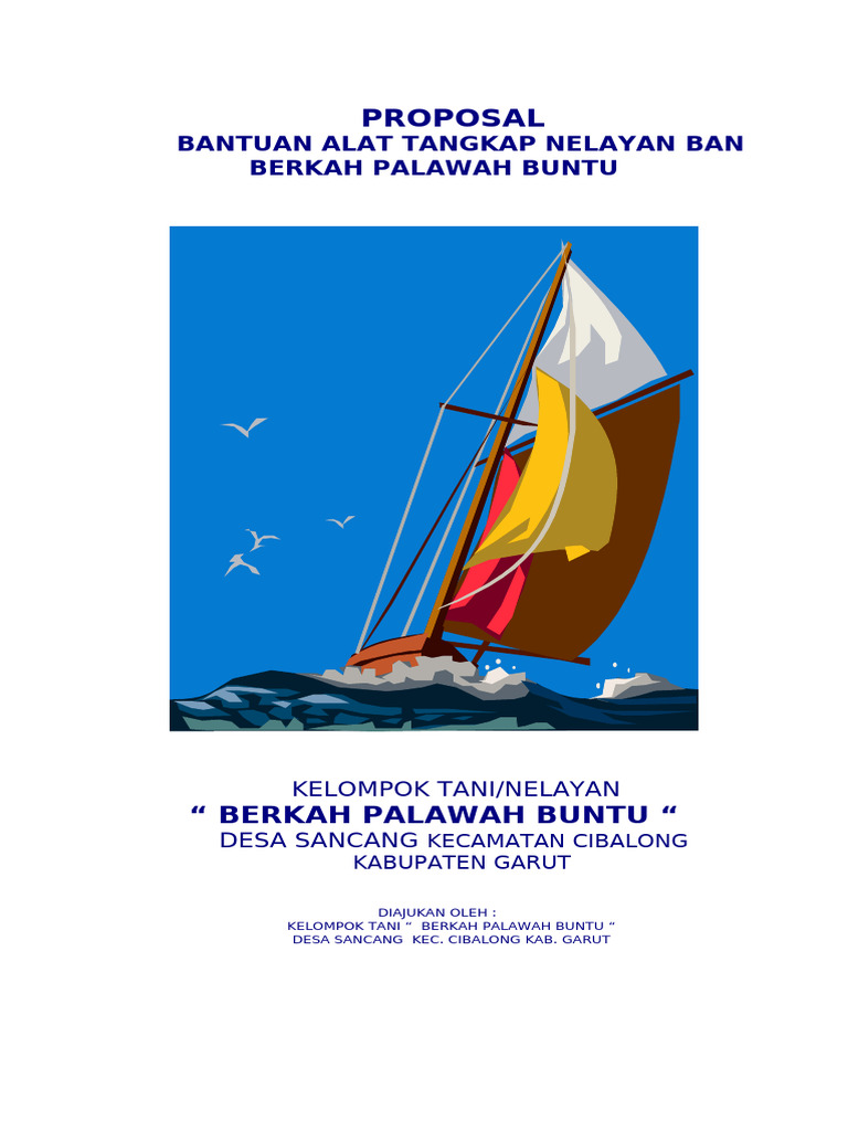 Proposal Bantuan Alat Nelayan Garut | PDF