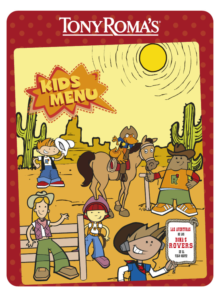 Kids Menu | PDF | Cocina occidental | Alimentos