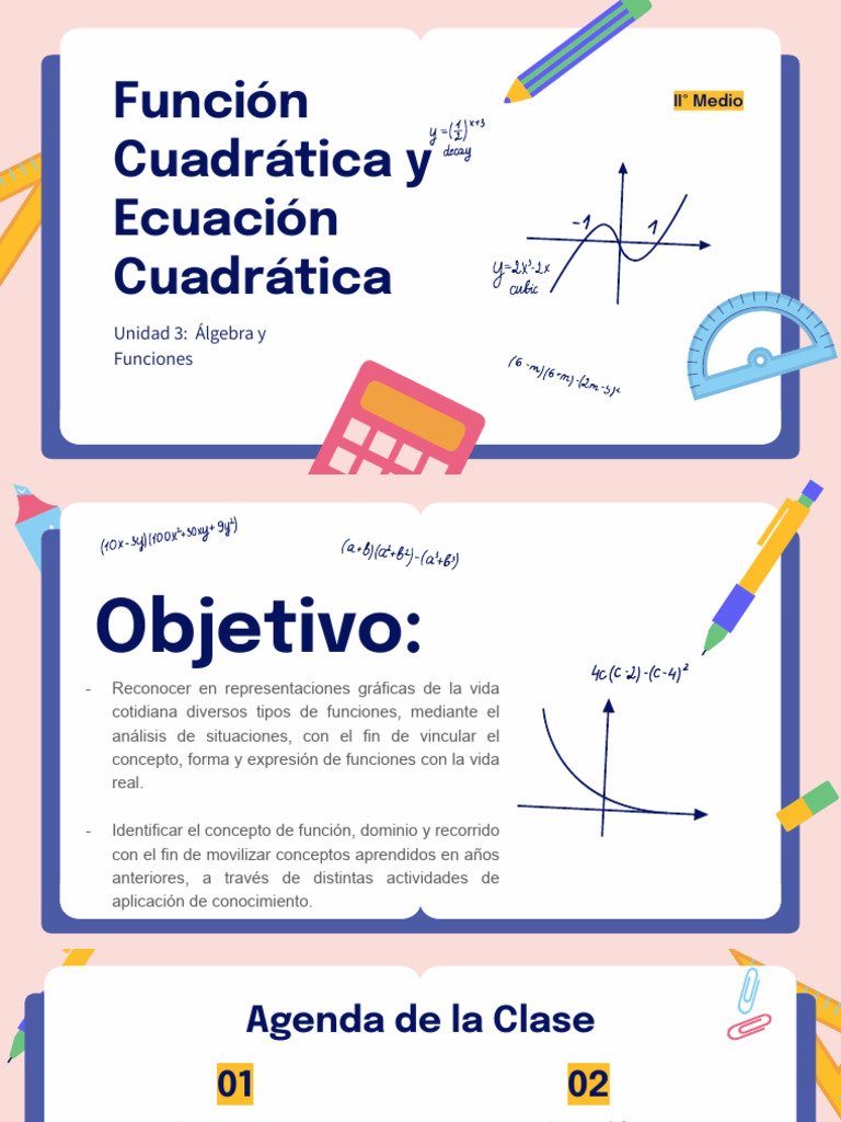 Cuadratica - Clase 1 | PDF | Función (Matemáticas) | Conceptos matemáticos