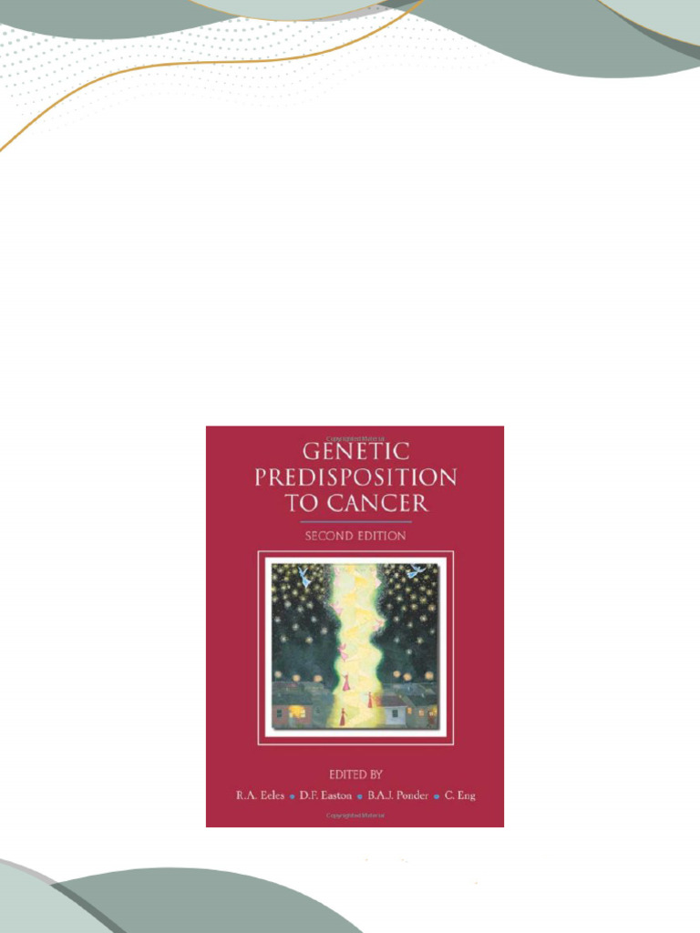 Complete Download Genetic Predisposition To Cancer 2nd Edition Rosalind ...