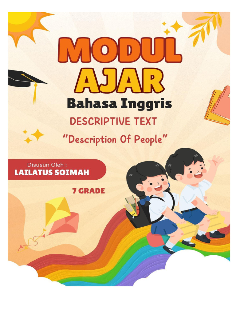 Perangkat Pembelajaran Bahasa Inggris Descriptive Text | PDF