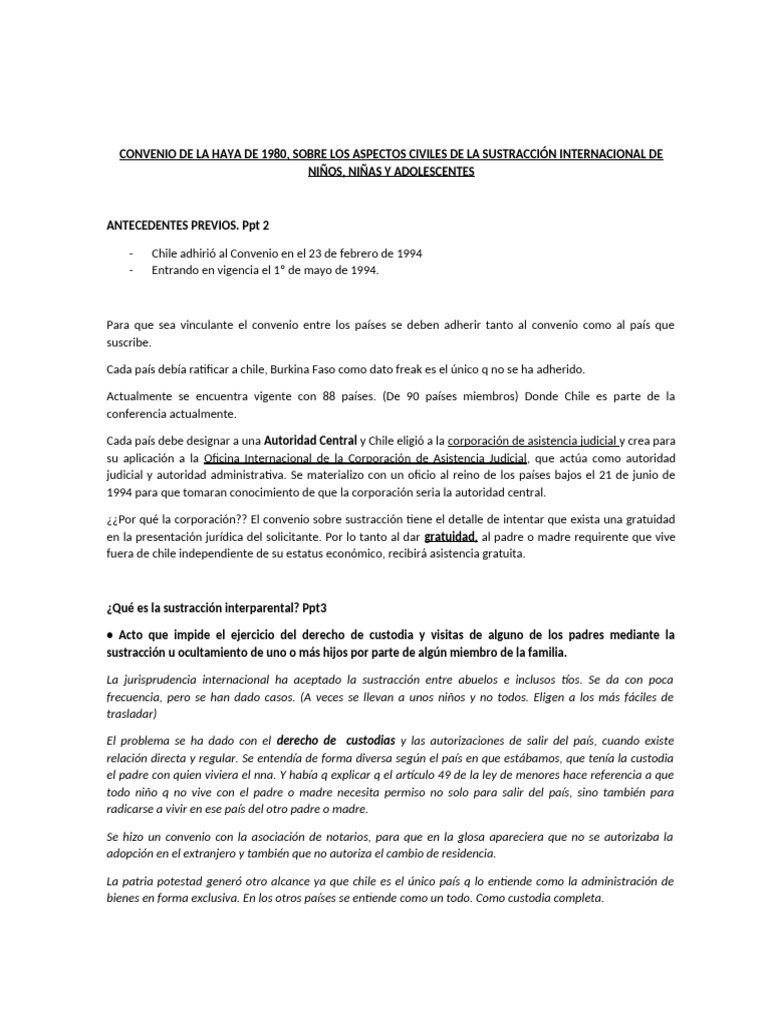 Convenio de La Haya de 1980 | PDF | Estado (política) | Apelación