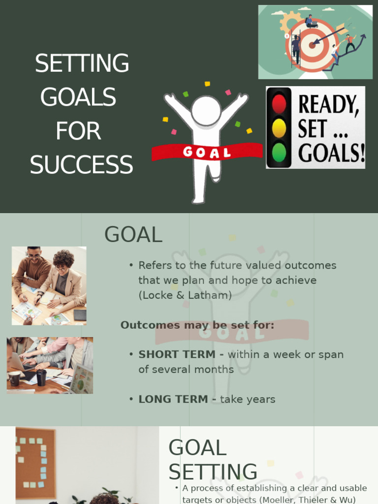 SETTING-GOALS-FOR-SUCCESS_20241209_135115_0000 | PDF | Goal | Self Efficacy
