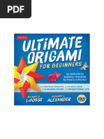 Ultimate Origami For Beginners | PDF | Origami | Leisure
