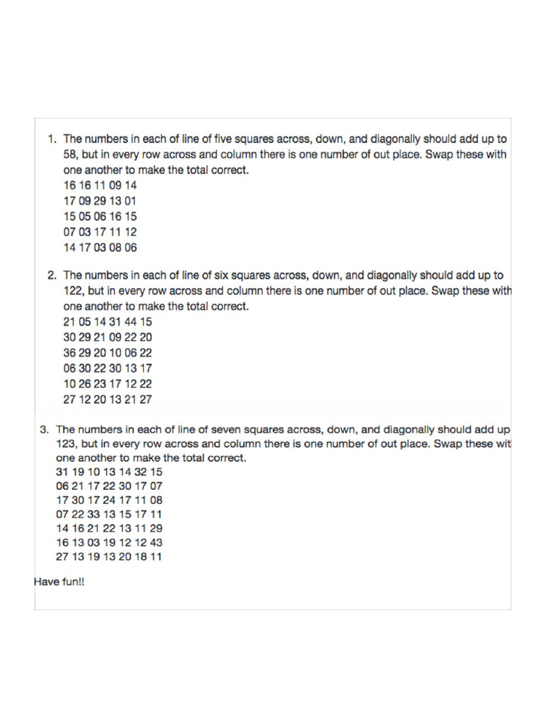 challenge-magic-square | PDF