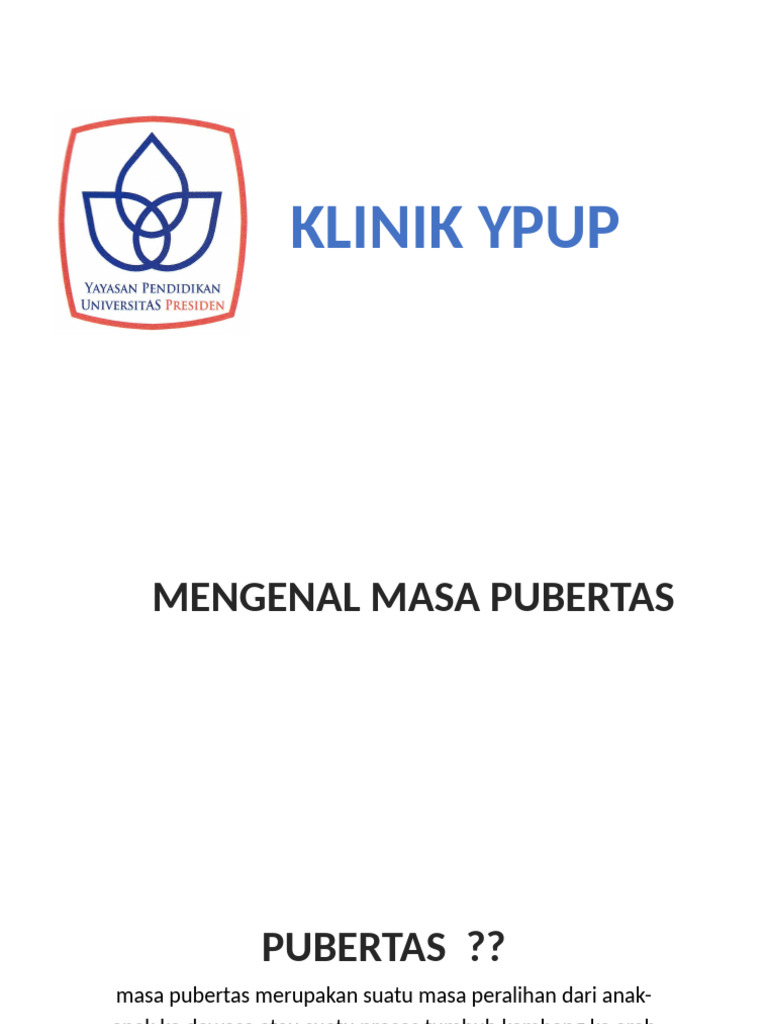 PUBERTAS ORANG TUA MURID | PDF
