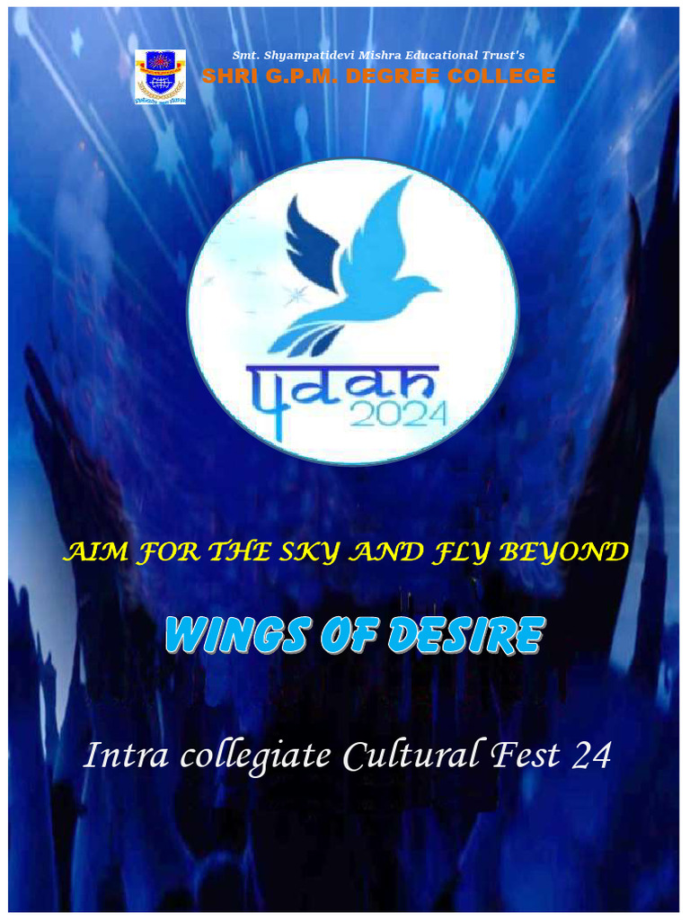 Inter Collegiate Cultural Event UDAN 2024 Participation Forms | PDF
