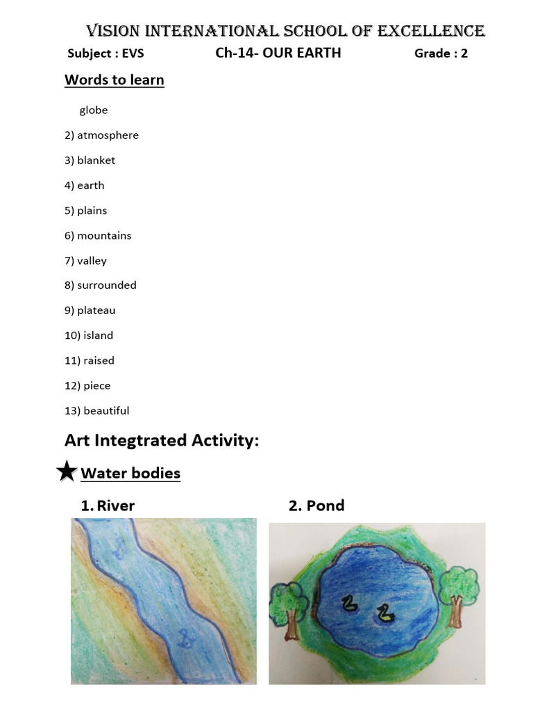 Grade-2-EVS CH-14 OUR EARTH | PDF