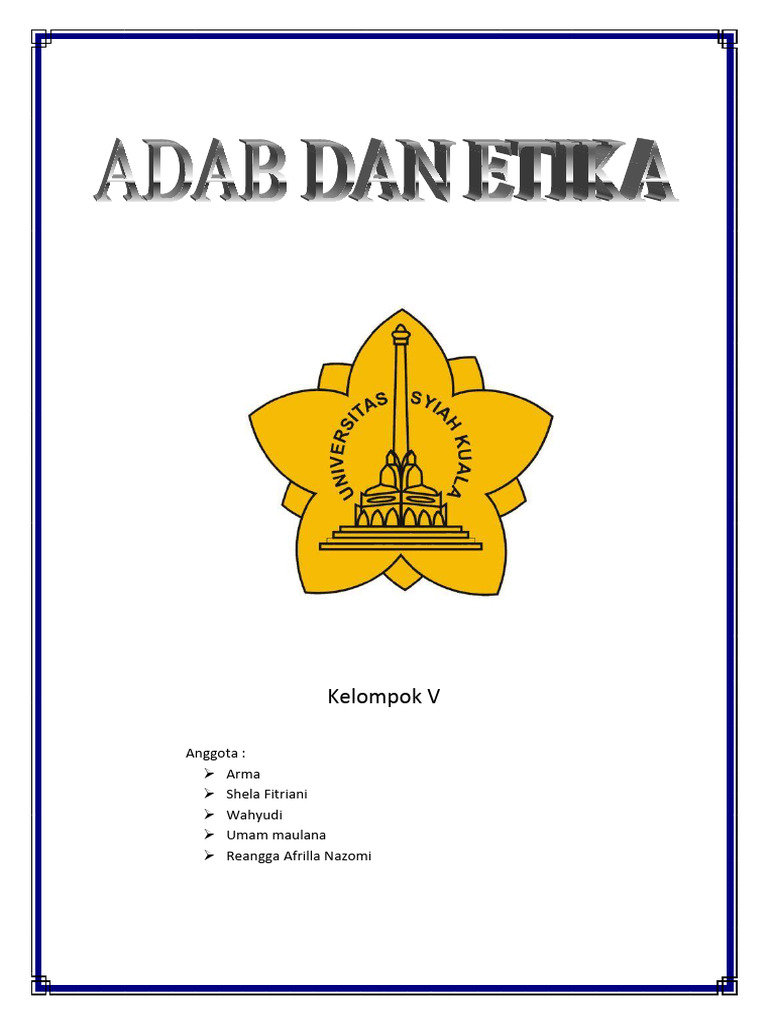 Adab Dan Etika Dalam Menuntut PAI | PDF