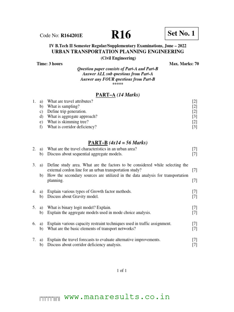 UTP Exam Papers for Civil Engineering | PDF