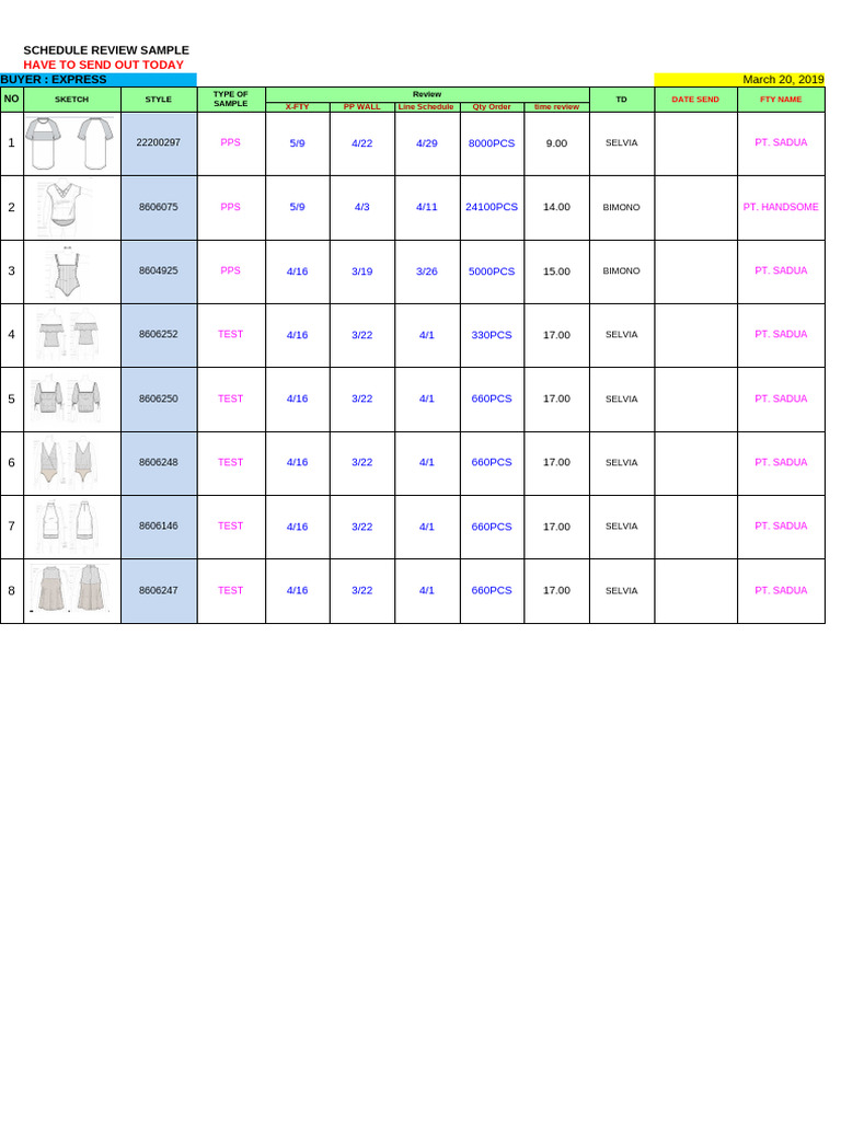 Schedule Review Form | PDF