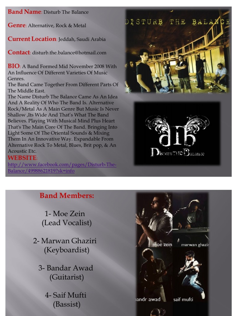 Bands Presentation | PDF | Heavy Metal Music | Hip Hop Music