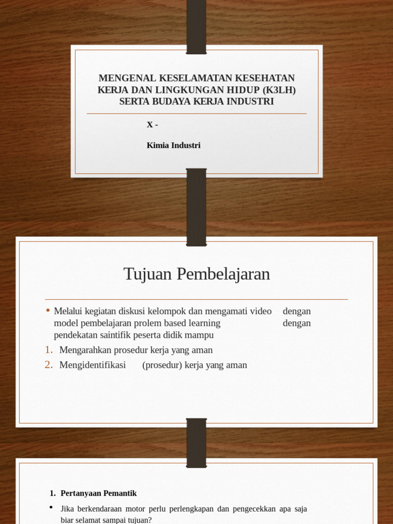 PPT Pengenalan K3LH X KI Ok | PDF