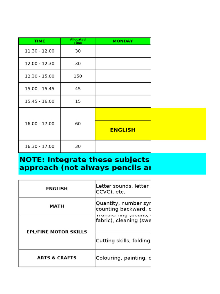 ASC Teacher On Duty Schedule-JAKAL-2025-2026-Term 3 | PDF