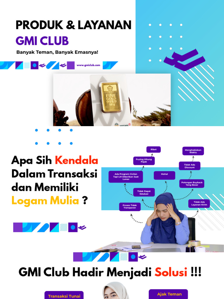 Solusi Transaksi Logam Mulia GMI Club | PDF