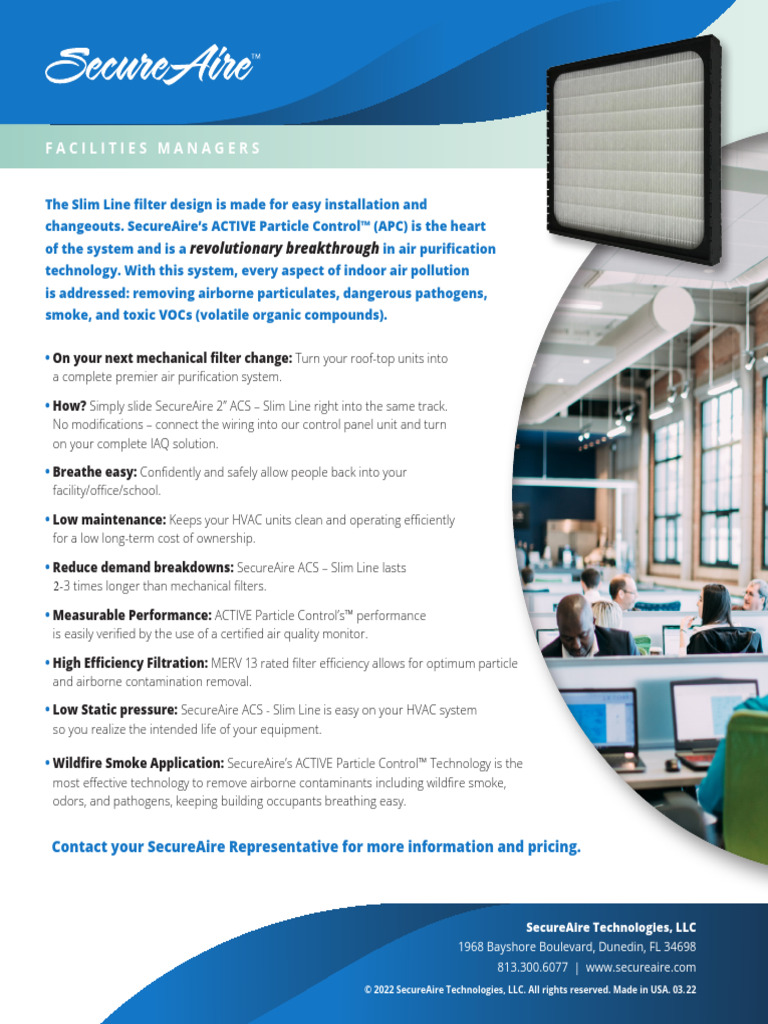 secure Aire 1 | PDF | Water Purification | Particulates
