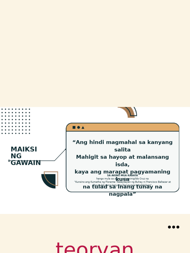 Teoryang Arkitaypal-Bayograpikal | PDF