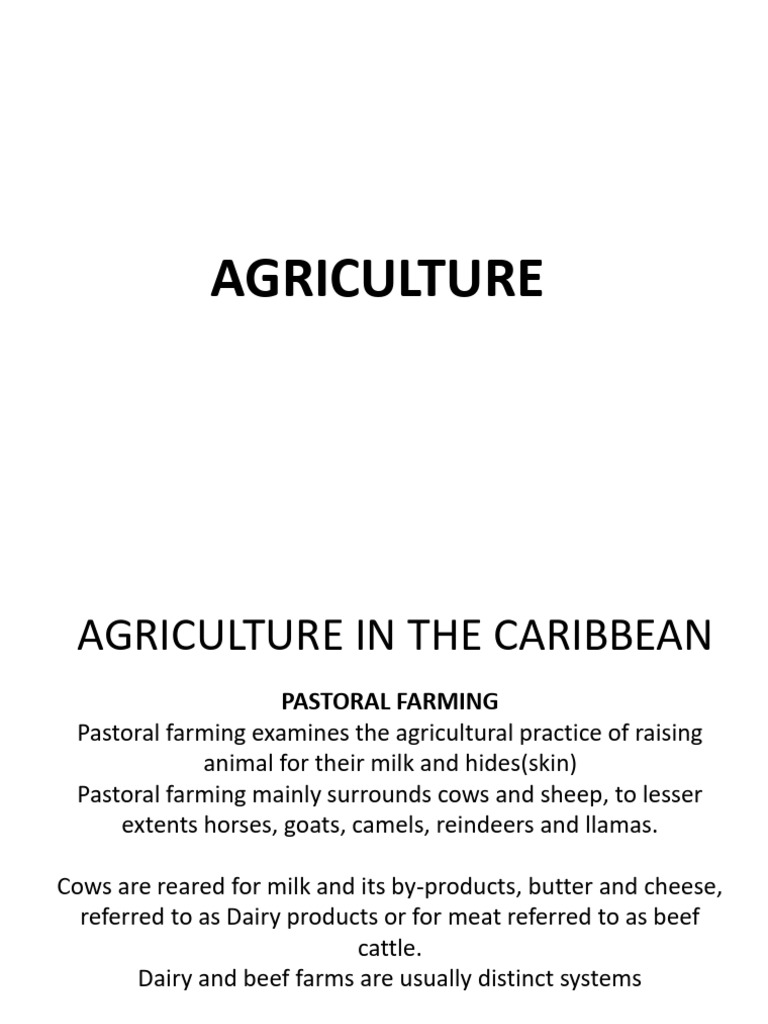 Agriculture (PastoralFarming) | PDF | Dairy | Agriculture