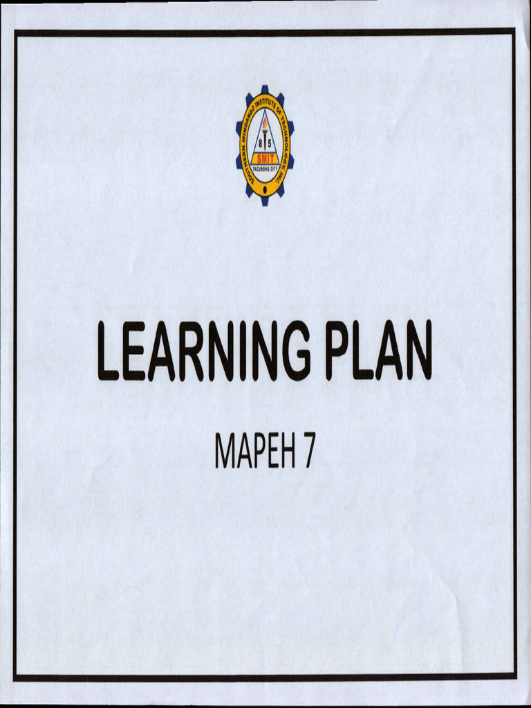 Learning Plan MAPEH 7 | PDF