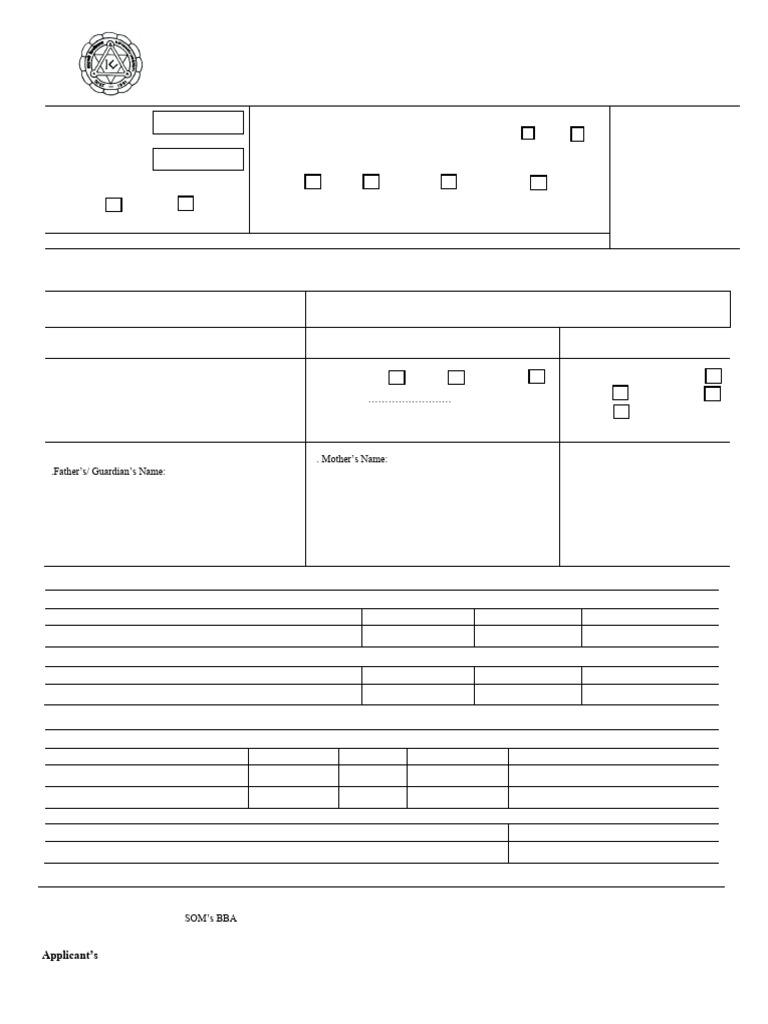 Application Form BHM BPH BAM Fall 20241720179535 | PDF | Government And ...