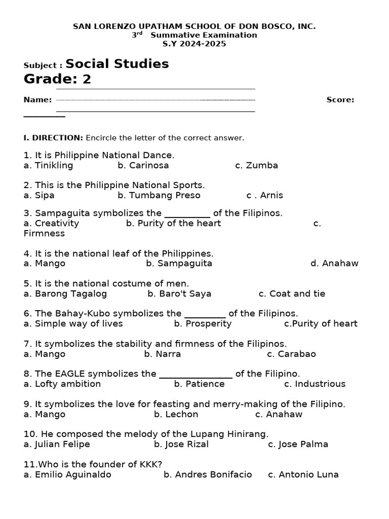 Social Studies 2 (1) | PDF | Philippines