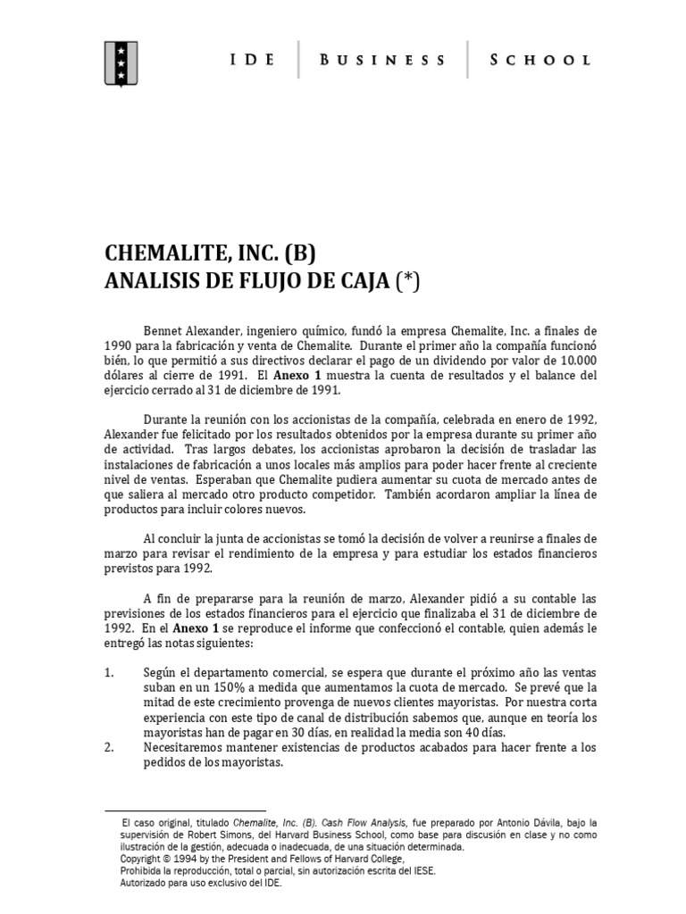 Chemalite B - Contabilidad EFE | PDF | Contabilidad | Compartir (Finanzas)