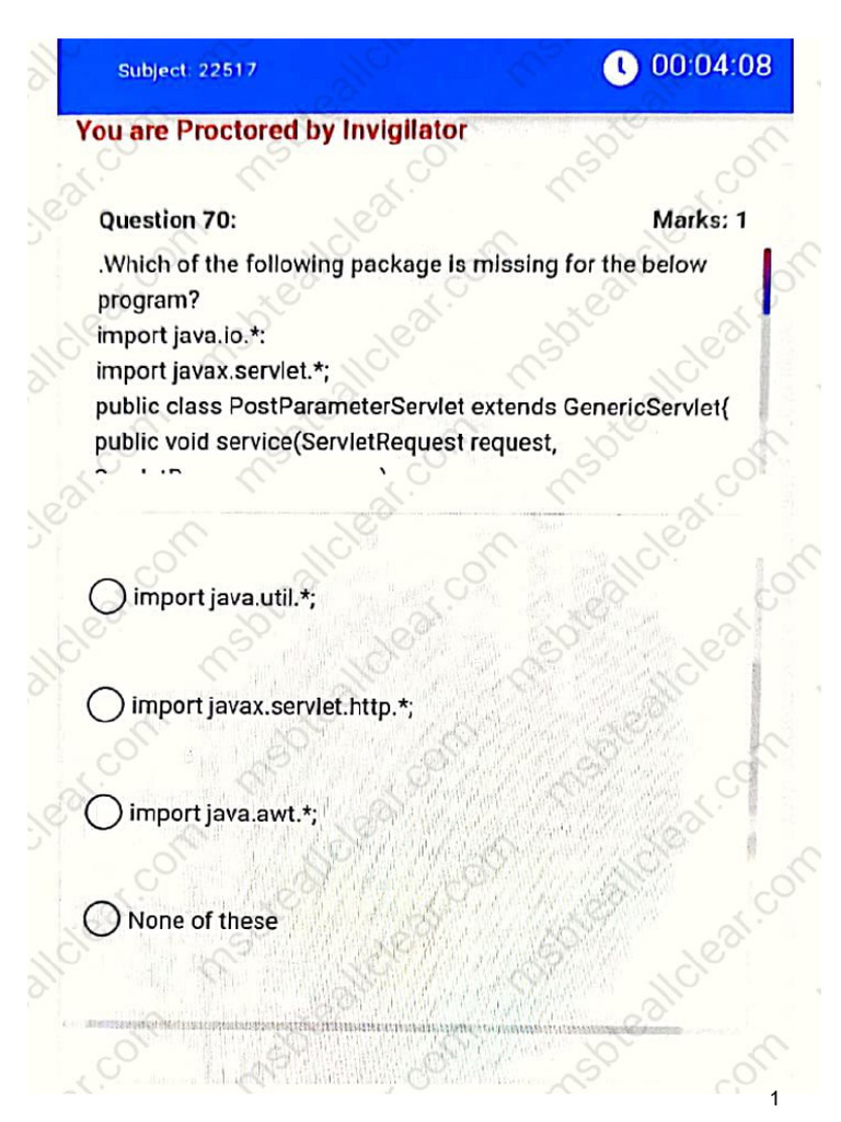 EXAM MCQs 01 (AJP) | PDF