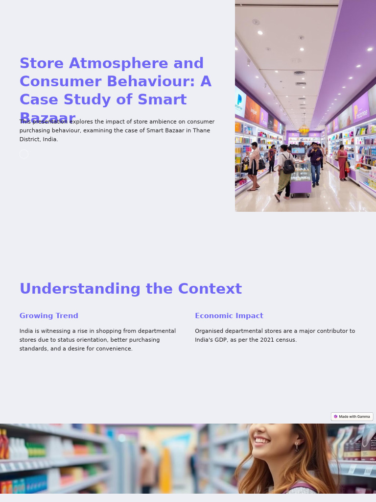 Store Ambience Impact on Shopping | PDF | Consumer Behaviour | Customer ...