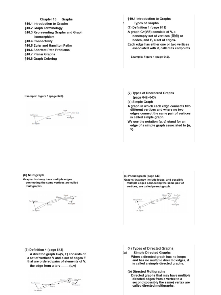 chapter10 1打印版 | PDF | Vertex (Graph Theory) | Theoretical Computer Science