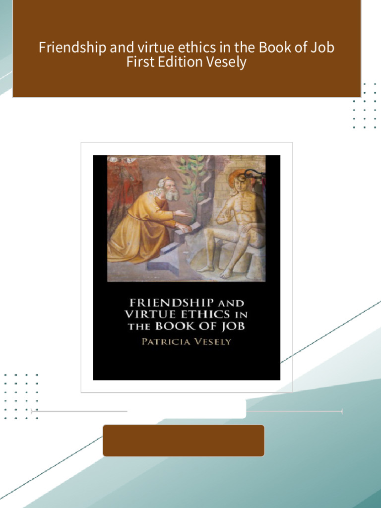 Get Friendship and Virtue Ethics in The Book of Job First Edition ...