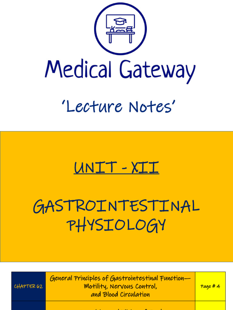 7-Gastrointestinal Physiology | PDF | Stomach | Esophagus
