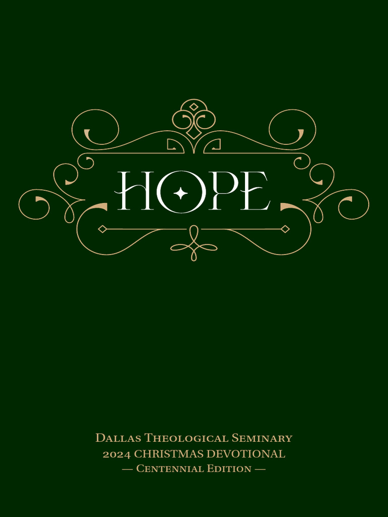 DTS 2024 Hope - Christmas Devotional (ADA) | PDF | Jesus | Mary, Mother ...