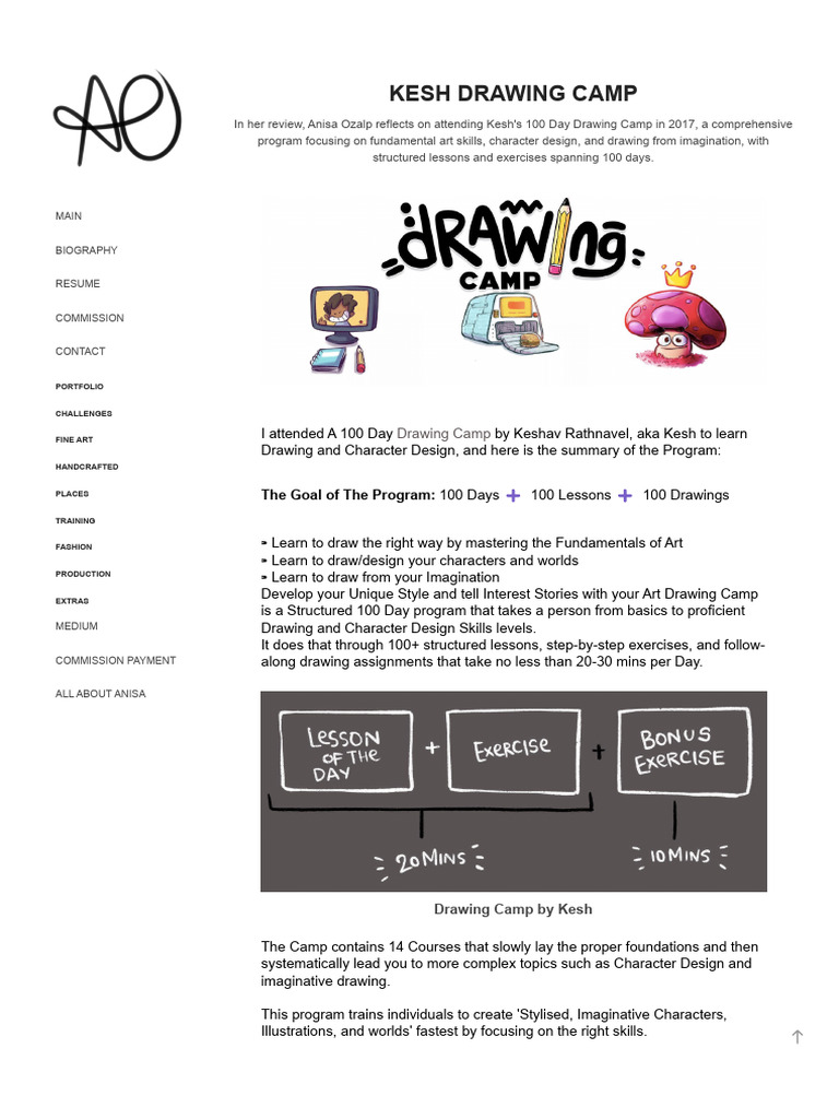KESH DRAWING CAMP | PDF | Embroidery | Drawing