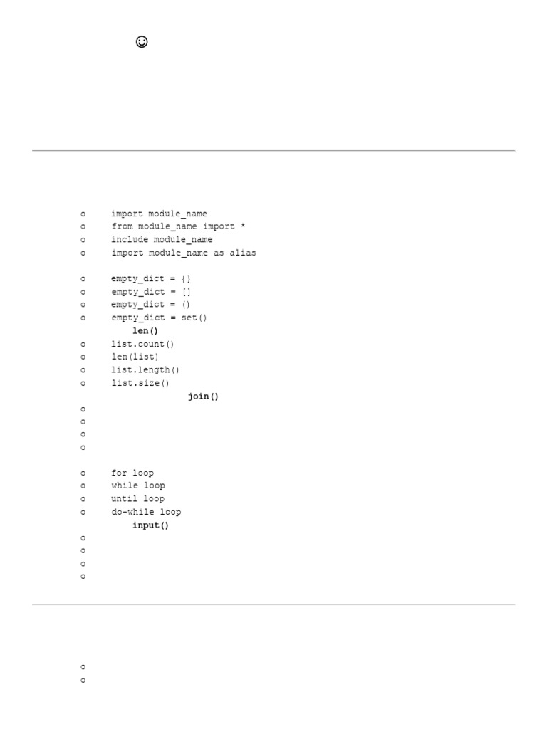 High-Chance Python Exam Questions | PDF | Control Flow | Parameter ...