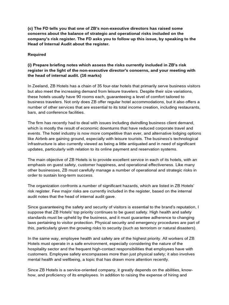 integrated case study | PDF | Risk | Computer Security