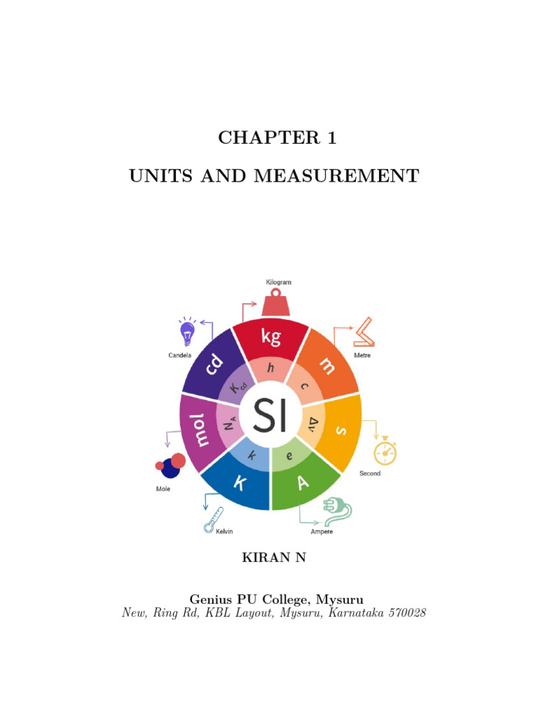 1 Units and Measurment Study Material | PDF | Significant Figures ...