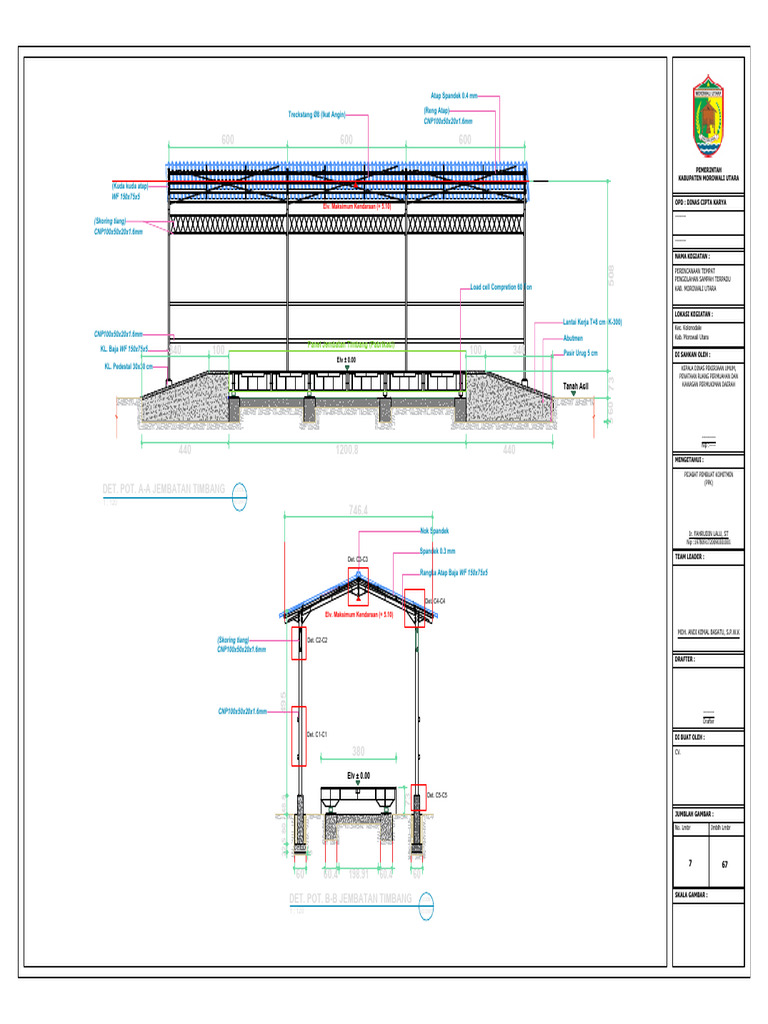 Desain Jembatan Timbang | PDF