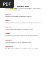 11 Human Body System | PDF | Human Body | Blood
