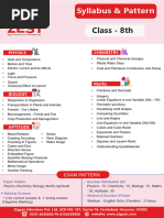 PWNSAT 2023 Syllabus | PDF | Chemistry | Physics