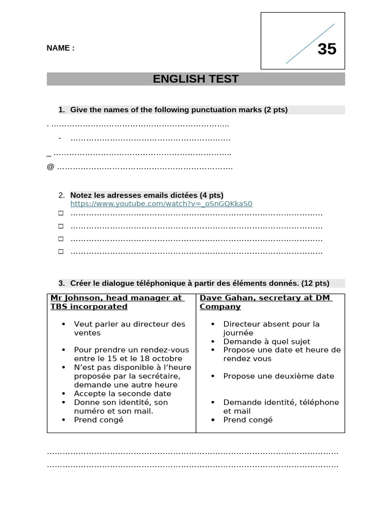 Interro Phonecalls Summer Review | PDF | Presidencies