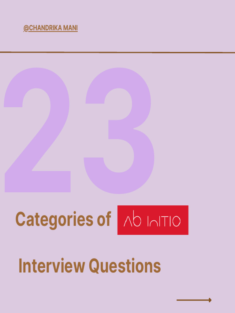 Abinitio Interview Questions Guide | PDF | Parameter (Computer ...